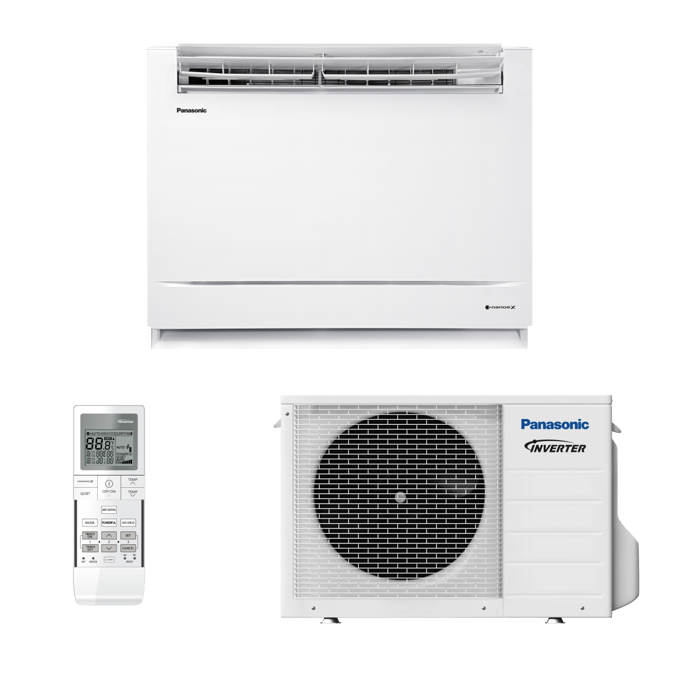 Panasonic KIT-Z35-UFE parapet/padló split klíma szett - 3,5 kW